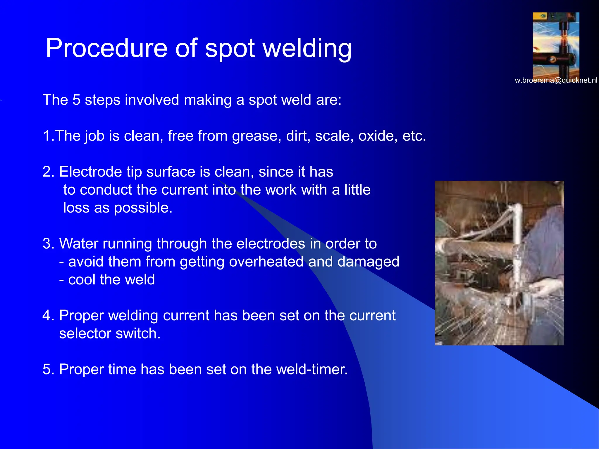 Manual Spot welding training presentation | PPT