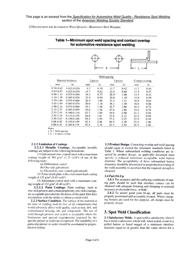 Spot welding guidelines | PDF