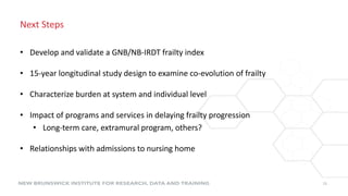 Frailty Concordance among Community-Dwelling Older Couples in New ...