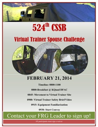 Spouse challenge flyer | PDF