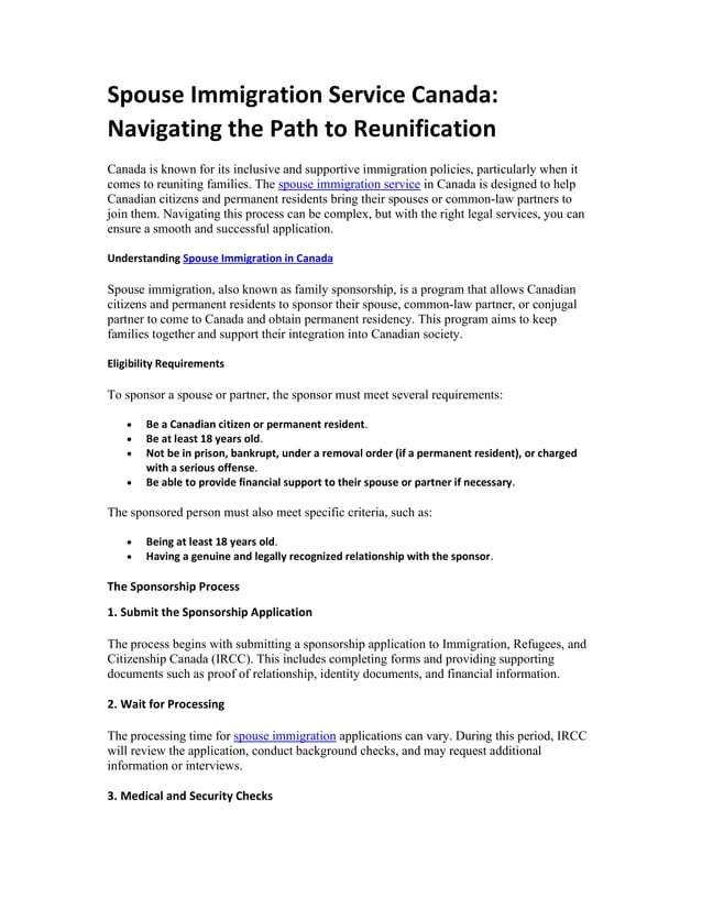 Spouse Immigration Service Canada Navigating the Path to Reunification.pdf