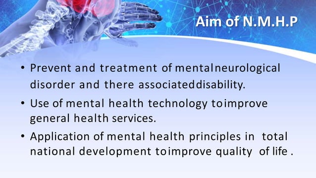 National Mental Health Programme (NMHP) | PPTX | Mental Health ...