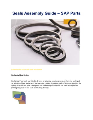Seals Assembly Guide – SAP Parts | PDF