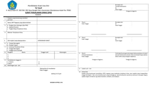 SURAT PERINTAH PERJALANAN DINAS UNTUK PAUD | DOCX