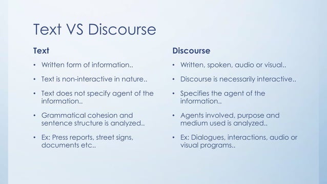 Discourse Analysis & Coherence - Presentation Slides - By Rehan Butt | PPT