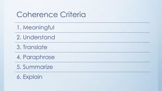 Discourse Analysis & Coherence - Presentation Slides - By Rehan Butt | PDF