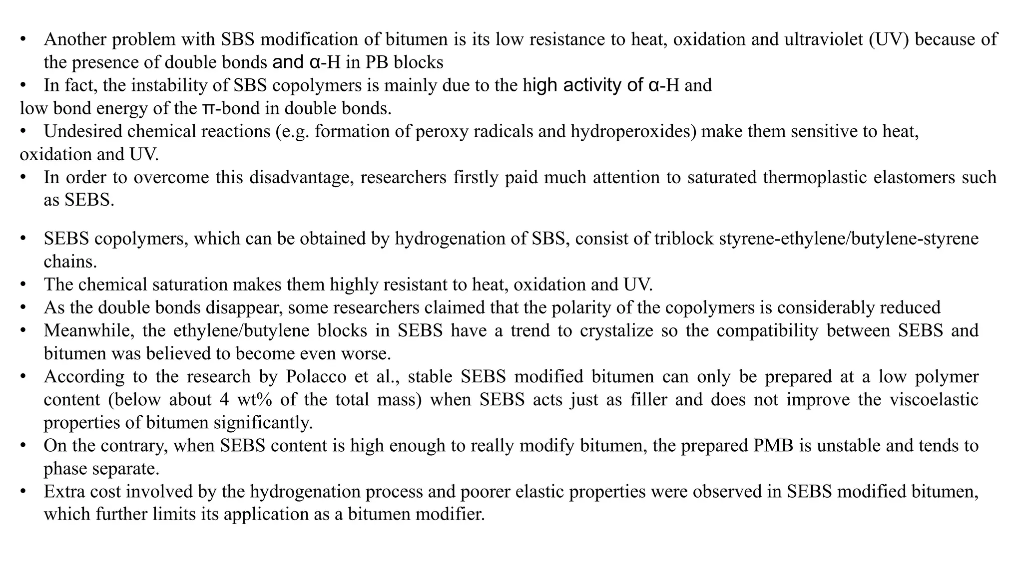 SBS polymer modification of bitumen | PPTX