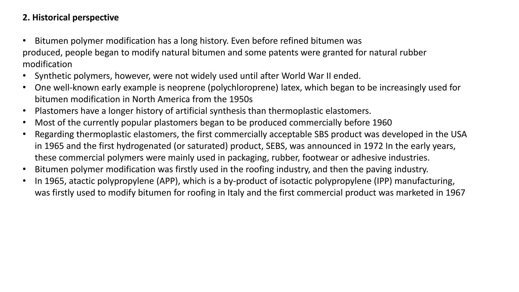SBS polymer modification of bitumen | PPTX