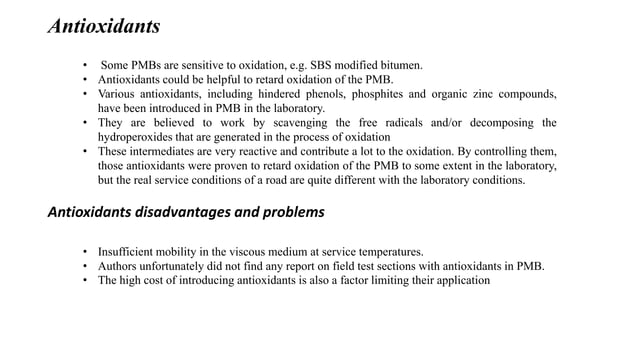 SBS polymer modification of bitumen | PPTX