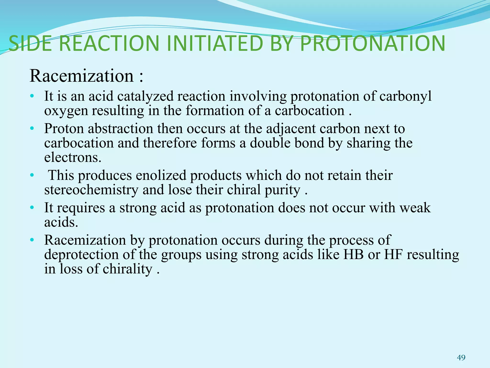 Spps and side reactions in peptide synthesis | PPTX