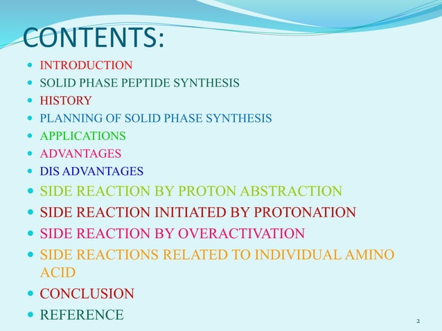Spps and side reactions in peptide synthesis | PPTX