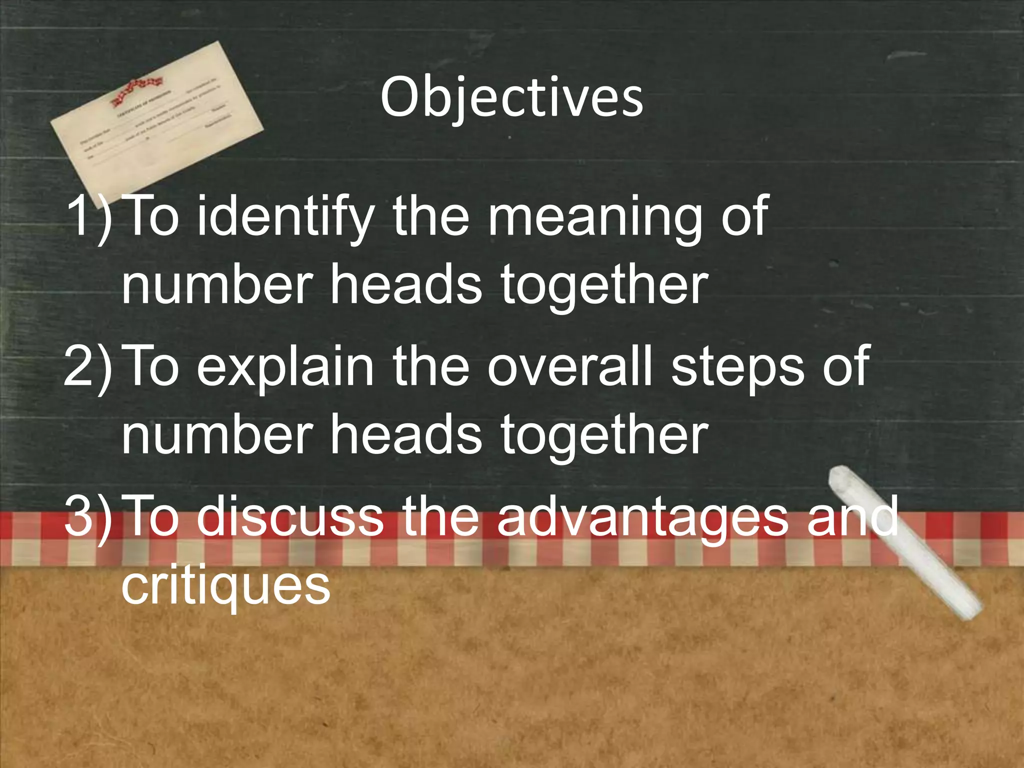 Number Heads Together | PPTX