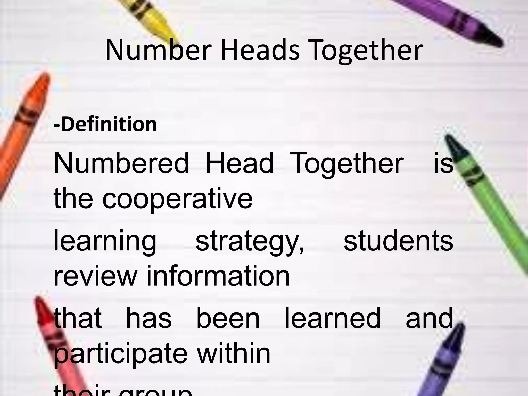 Number Heads Together | PPTX