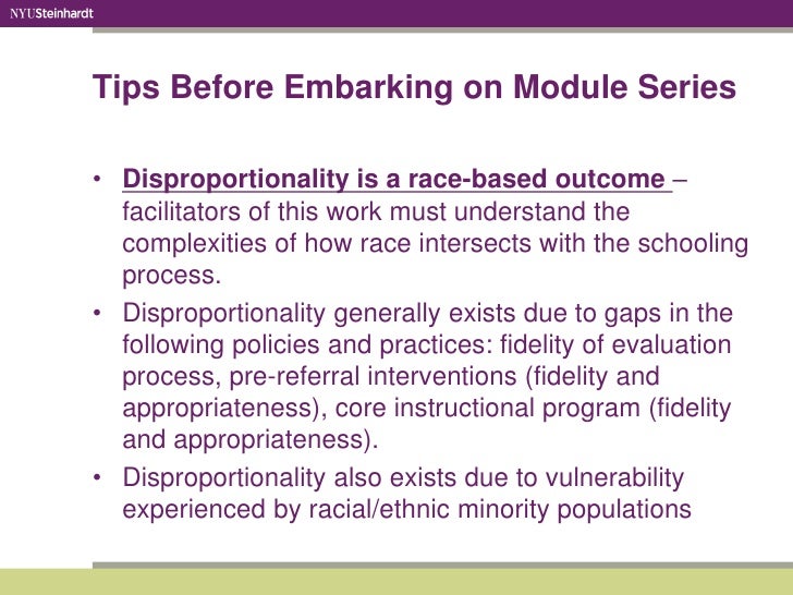 Getting to the Root Causes of Disproportionate Representation in Spec…