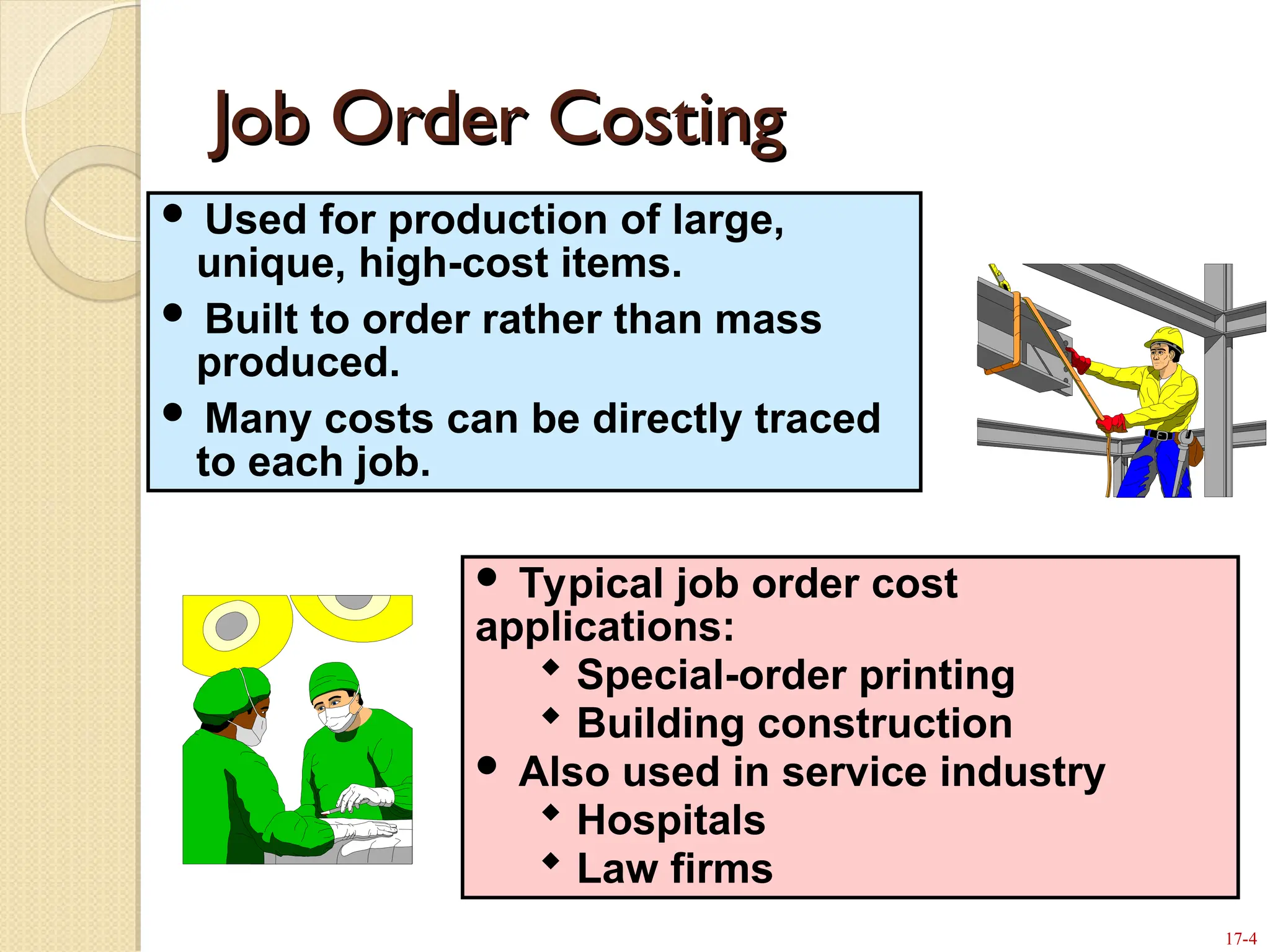 SPPTChap017.ppt job order costing and costing system | PPT