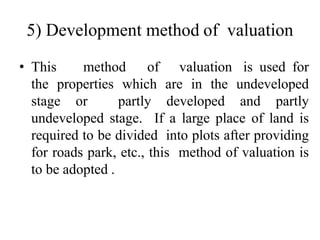 Sppu be civil sem 8 qsct unit no. 04 valuation | PPT