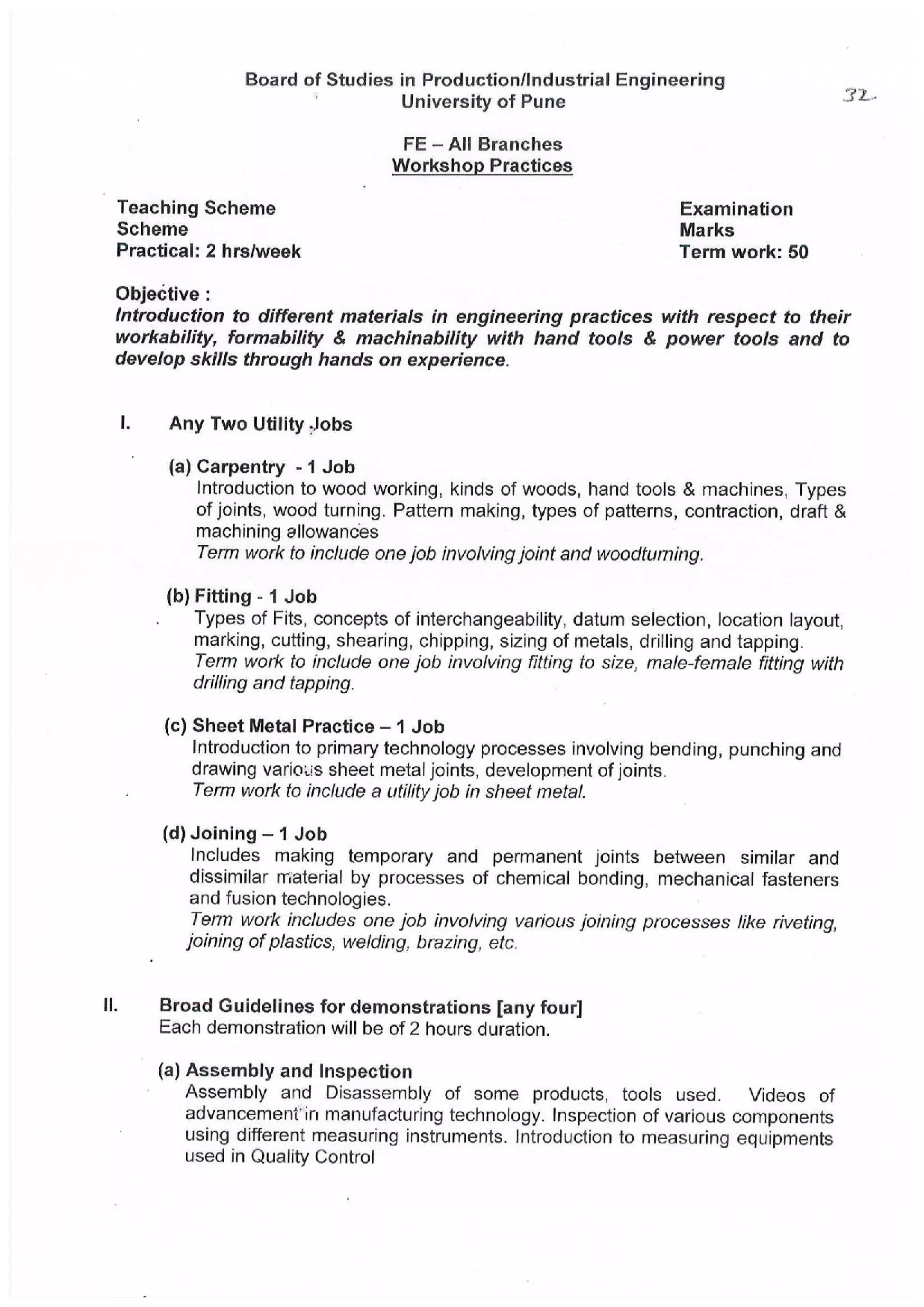 Sppu Fe 2015 Pattern Syllabus Pdf