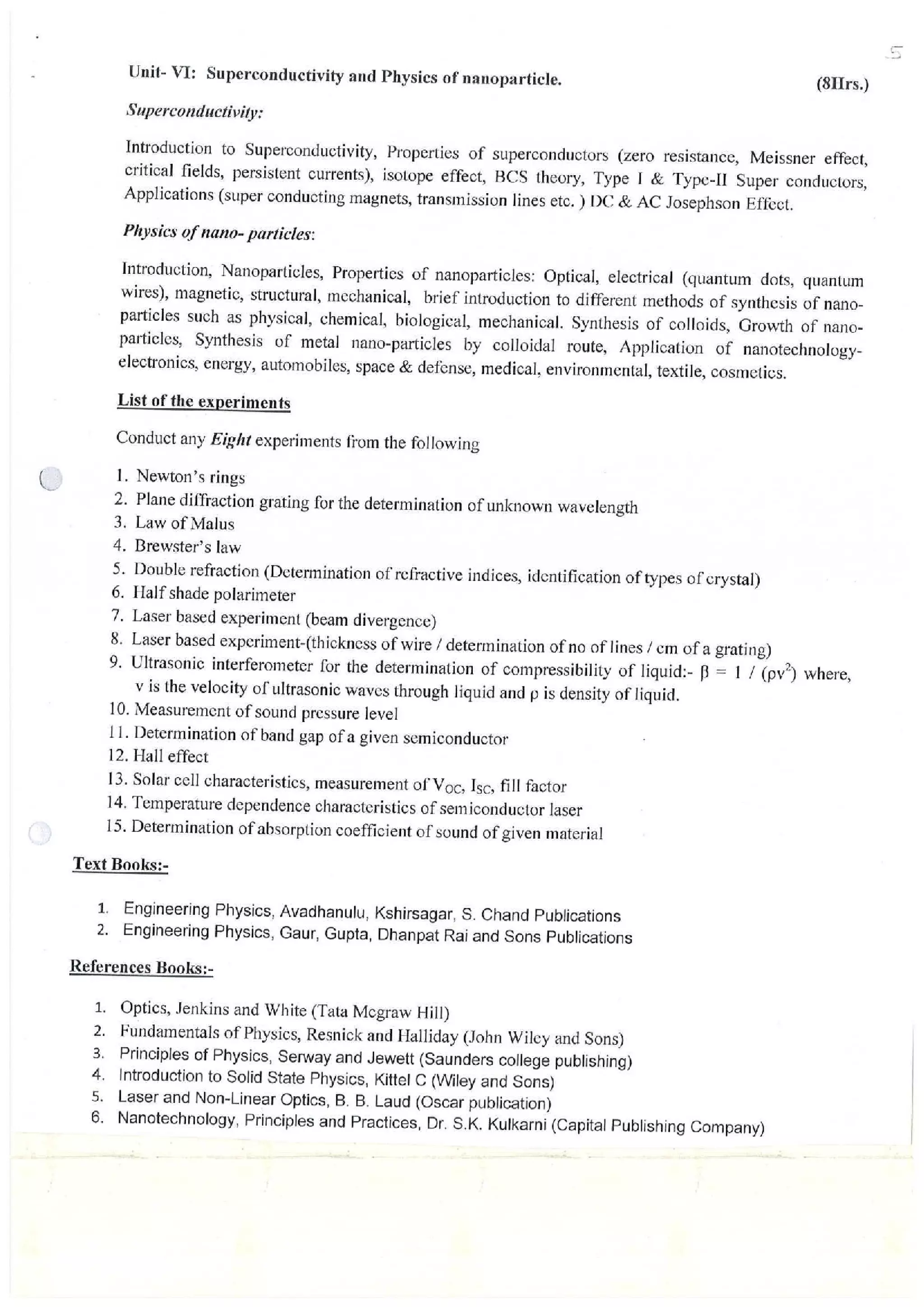 Sppu fe 2015 pattern syllabus | PDF