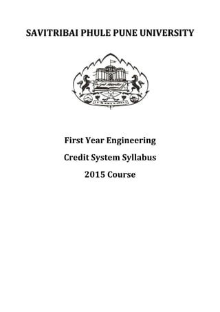 Sppu fe 2015 pattern syllabus | PDF