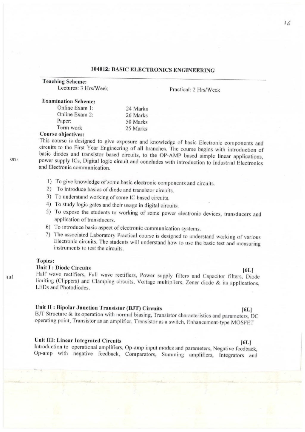 Sppu Fe 2015 Pattern Syllabus 