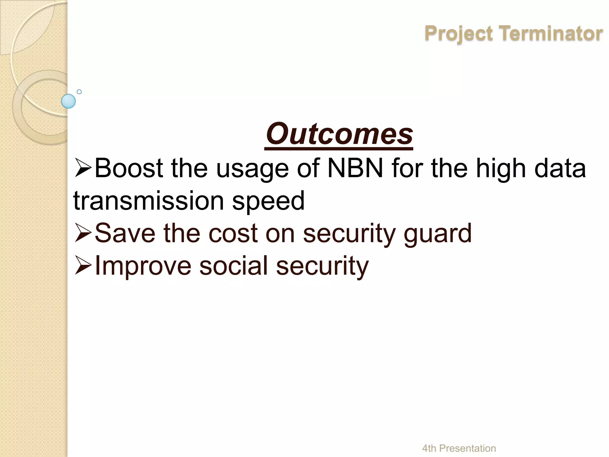 Spqm week 10 presentation project terminator | PPT