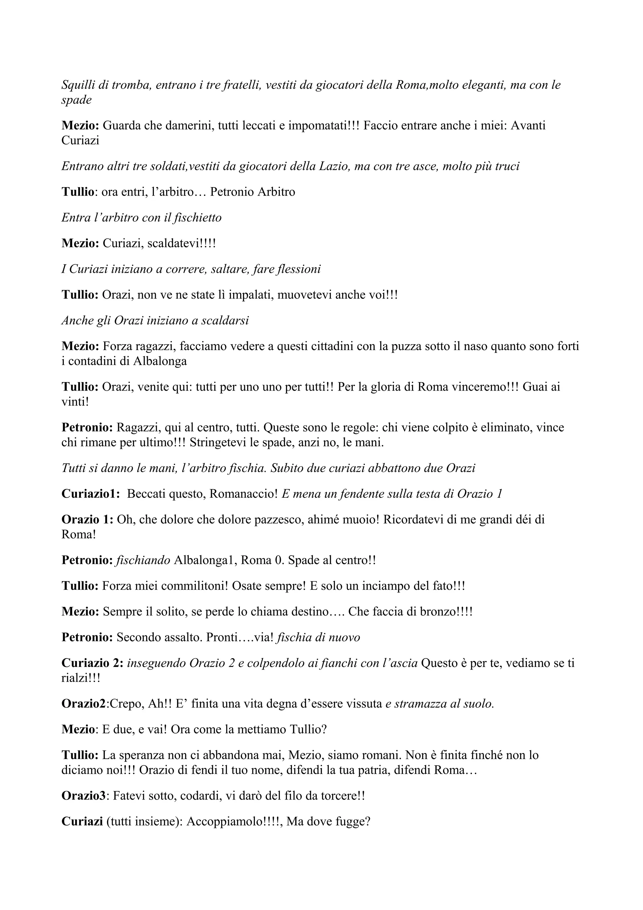 SPQR....a teatro con i Romani | DOC