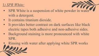 Small Particle Reagent Technique of Fingerprint Development | PPTX