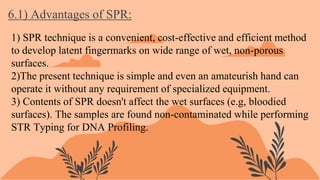 Small Particle Reagent Technique of Fingerprint Development | PPTX