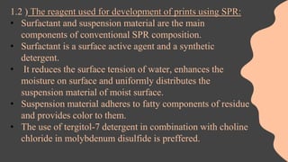 Small Particle Reagent Technique of Fingerprint Development | PPTX