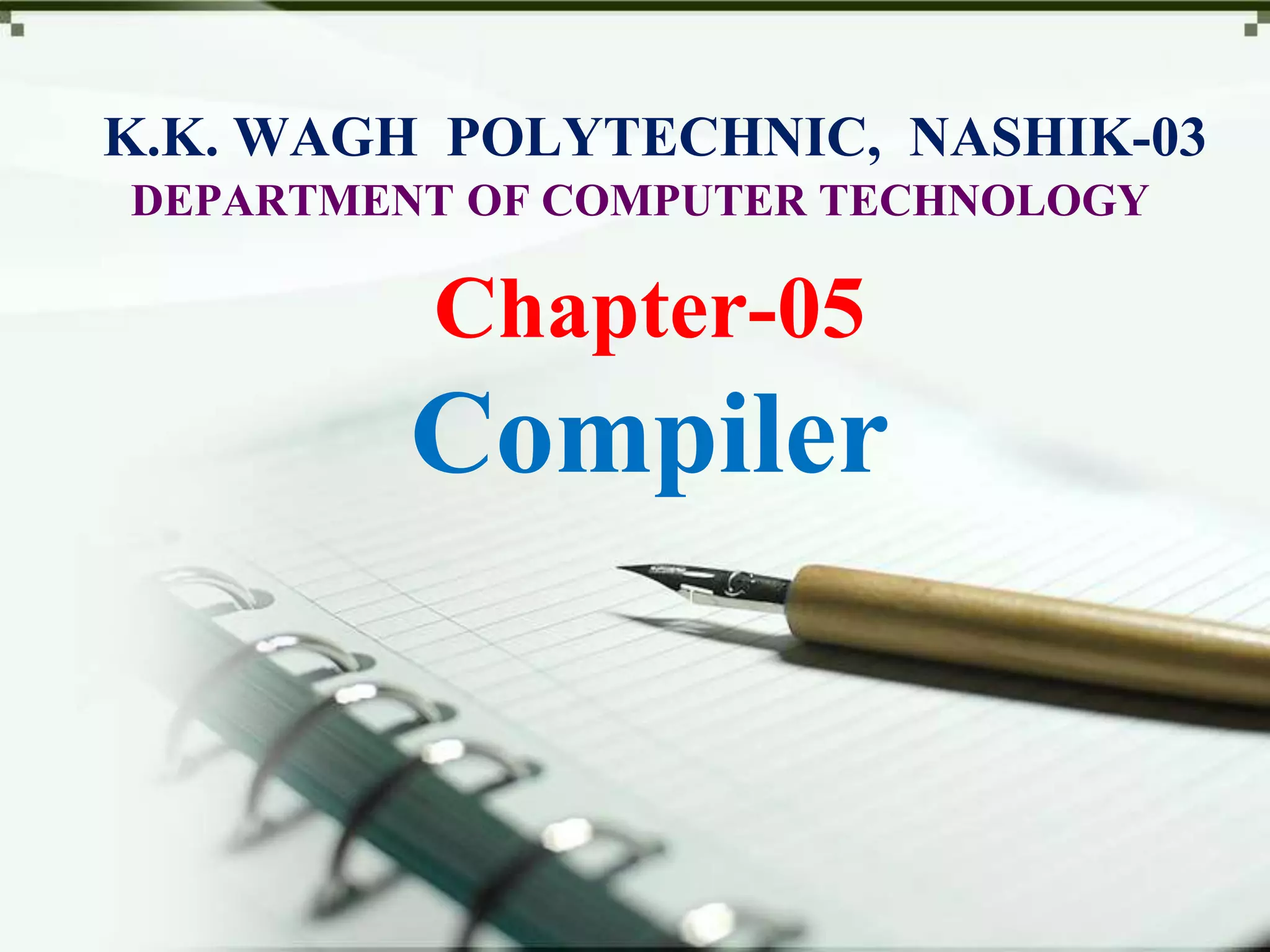 Spr ch-05-compilers | PPT