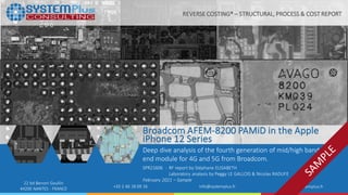 Broadcom AFEM8200 MBHB PAMiD | PDF