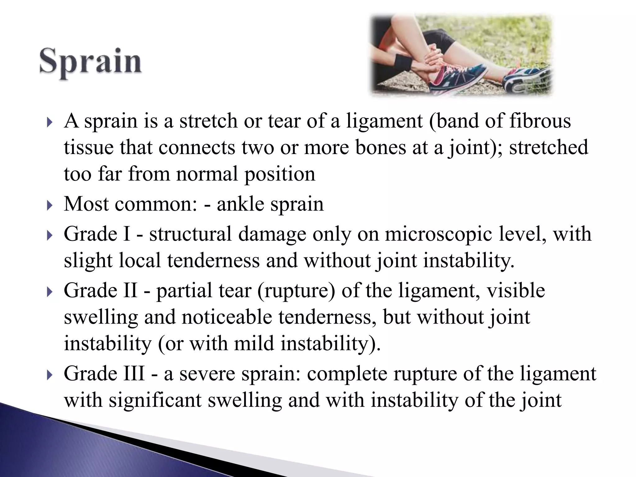 Sprain and Strain | PPTX