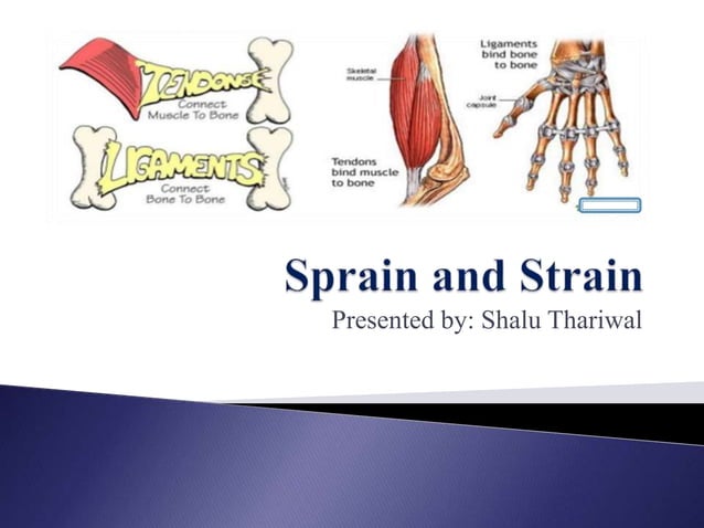 Sprain and Strain | PPTX