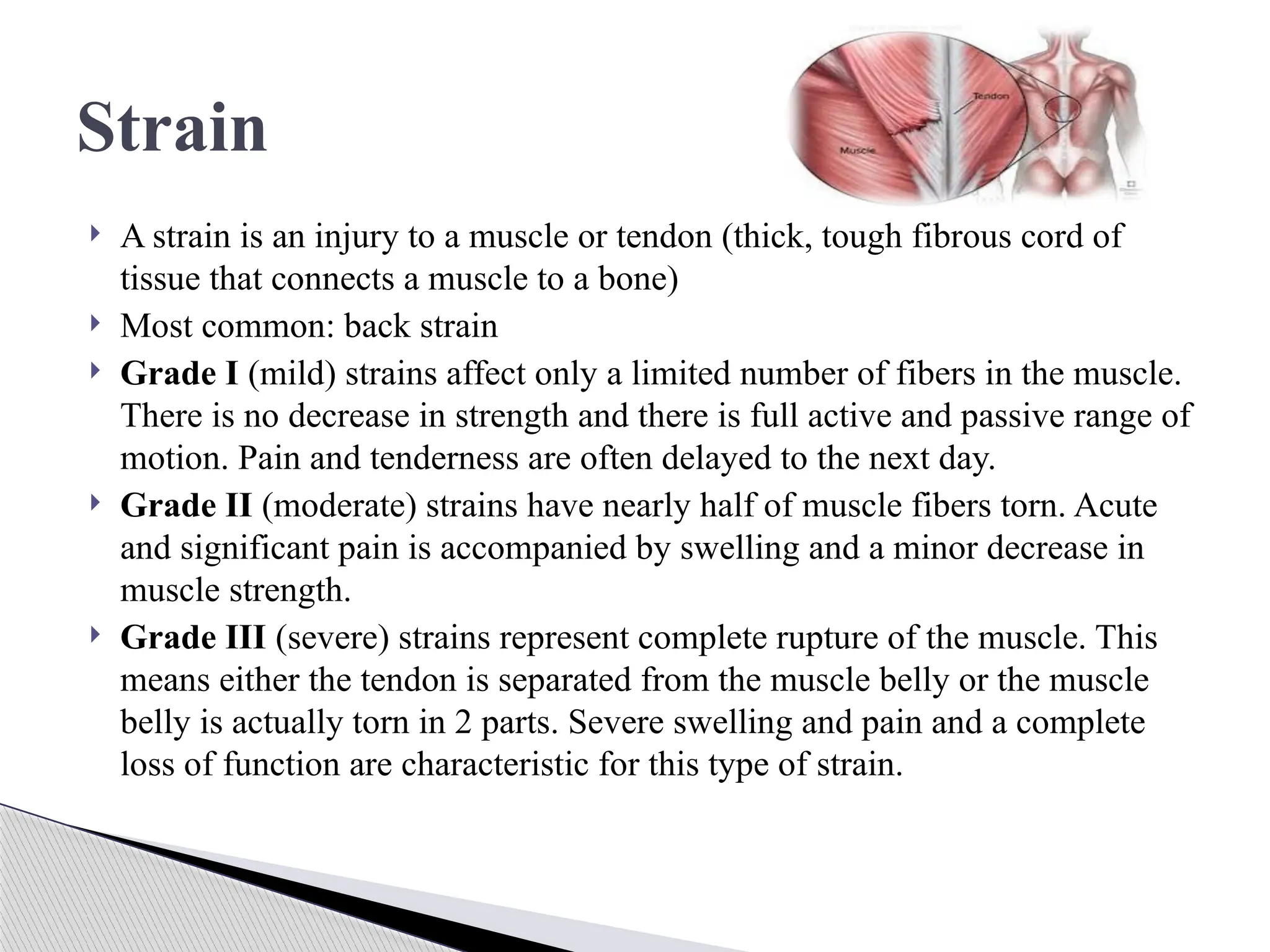 Emergency managemnts of strain and sprain.pptx | Death, Injury, or ...