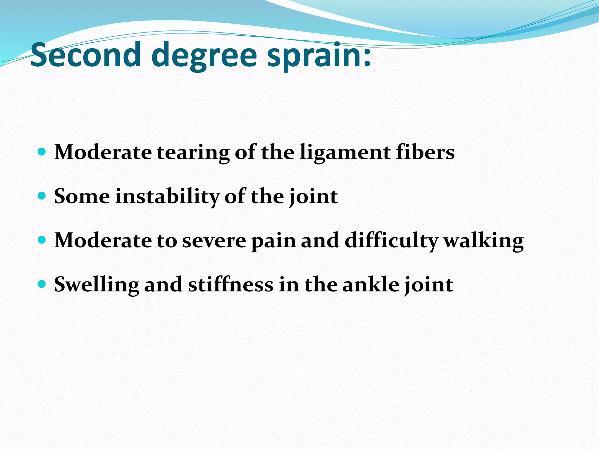Sprained ankle | PPTX