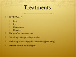 Sprained Ankle Grade II | PPT