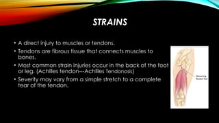 Sprains and Strains in physiotherapy.ppt