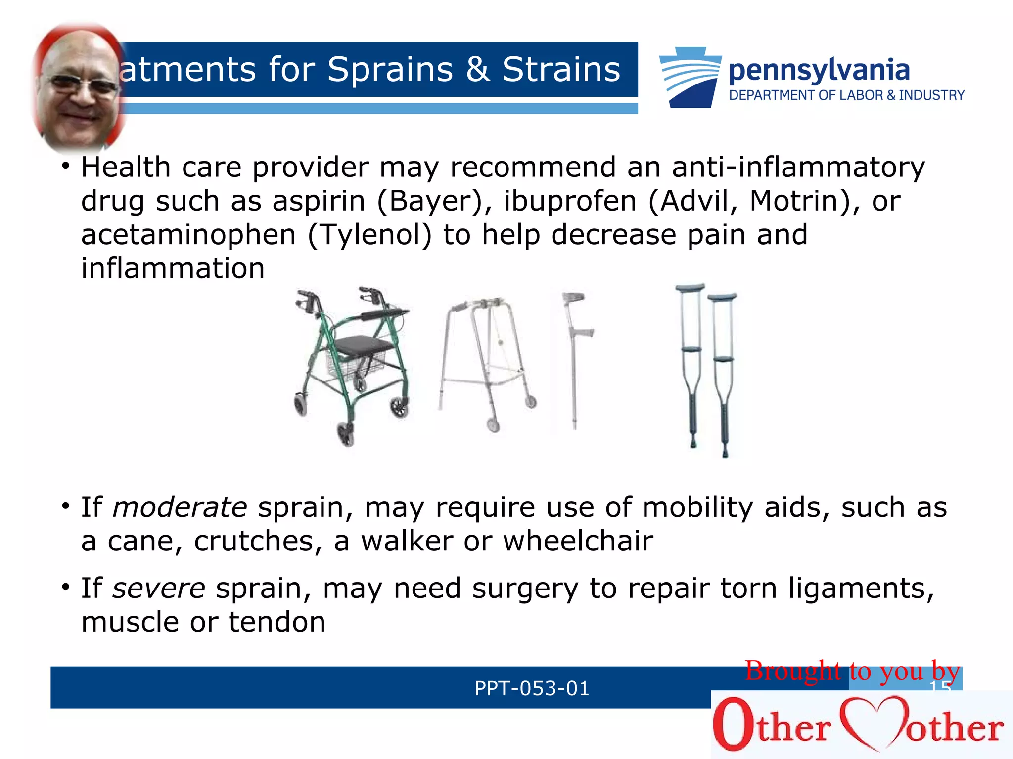 Sprains & strains | PPT