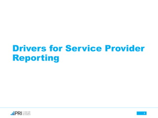 Pri – service provider reporting | POTX