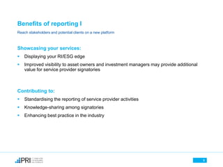 Pri – service provider reporting | POTX
