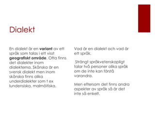 Språksociologi | PPTX