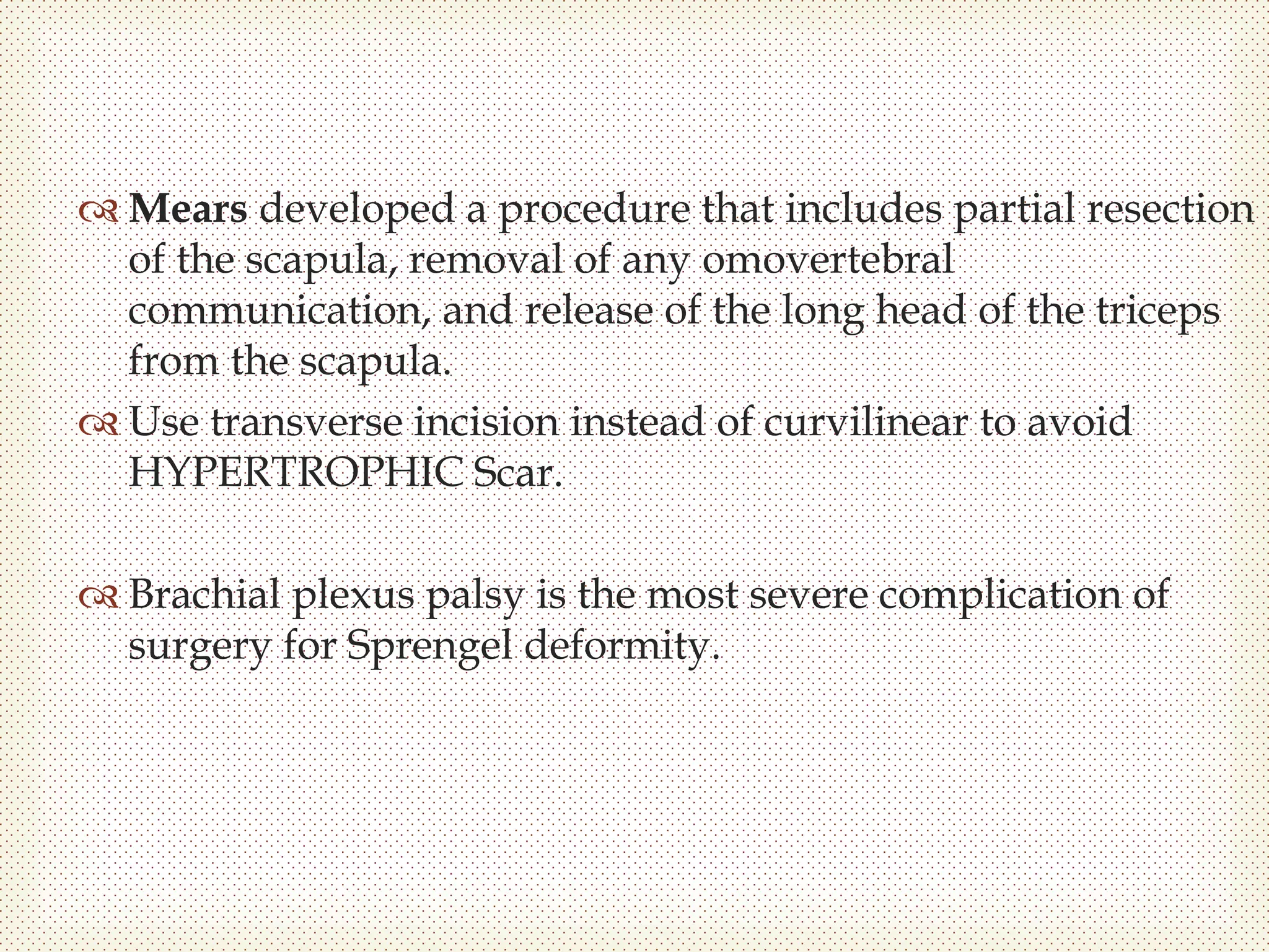 Sprengle shoulder (congenital elevation of scapula) | PPTX