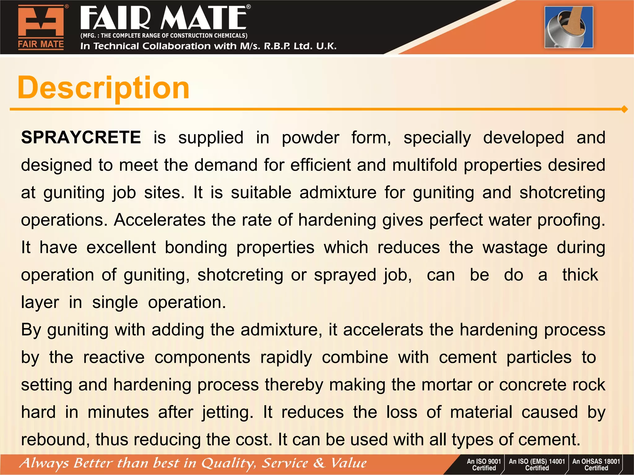 Spraycrete | PPT