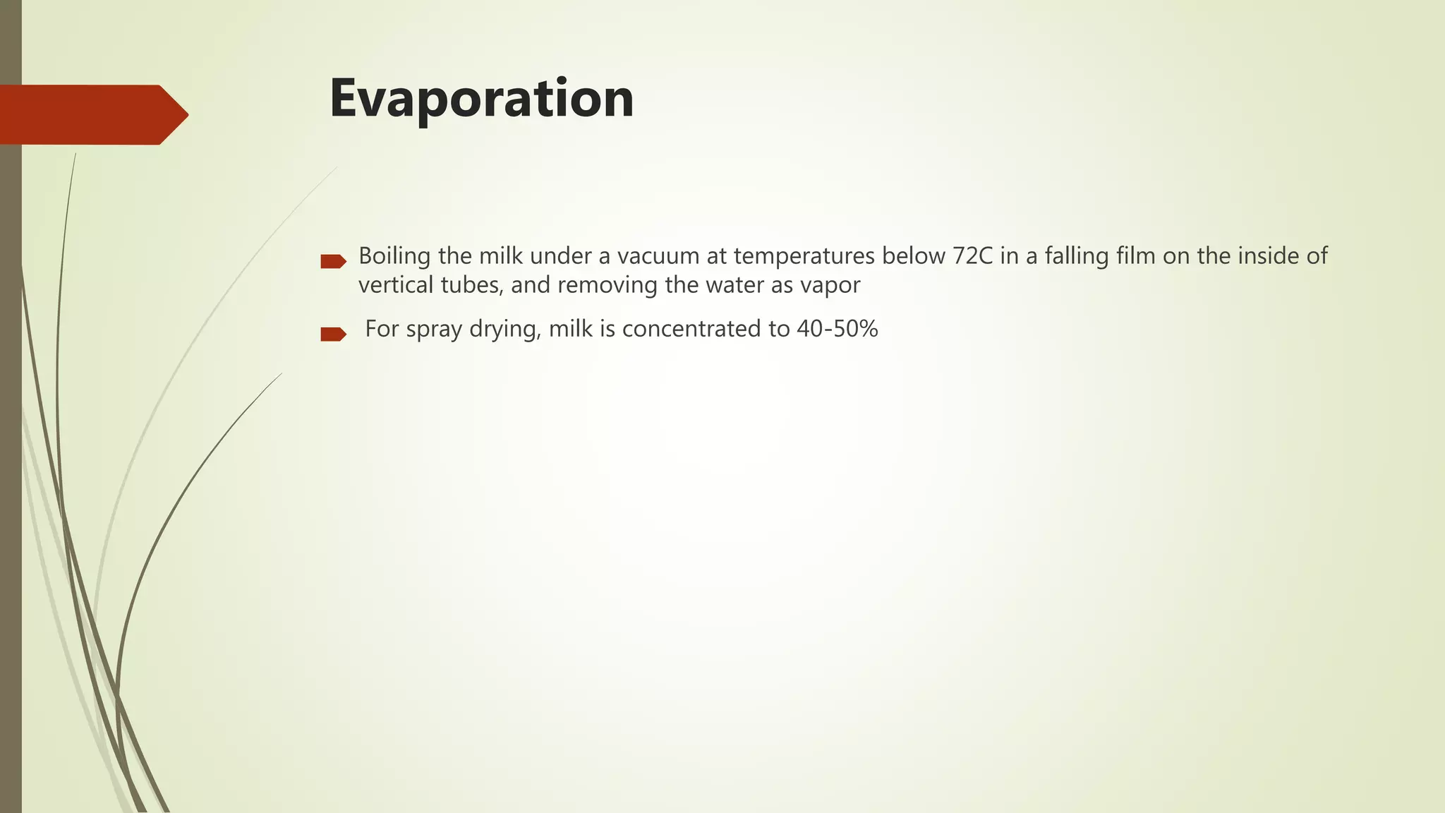 SPRAY DRYING IN MILK PROCESS | PPTX