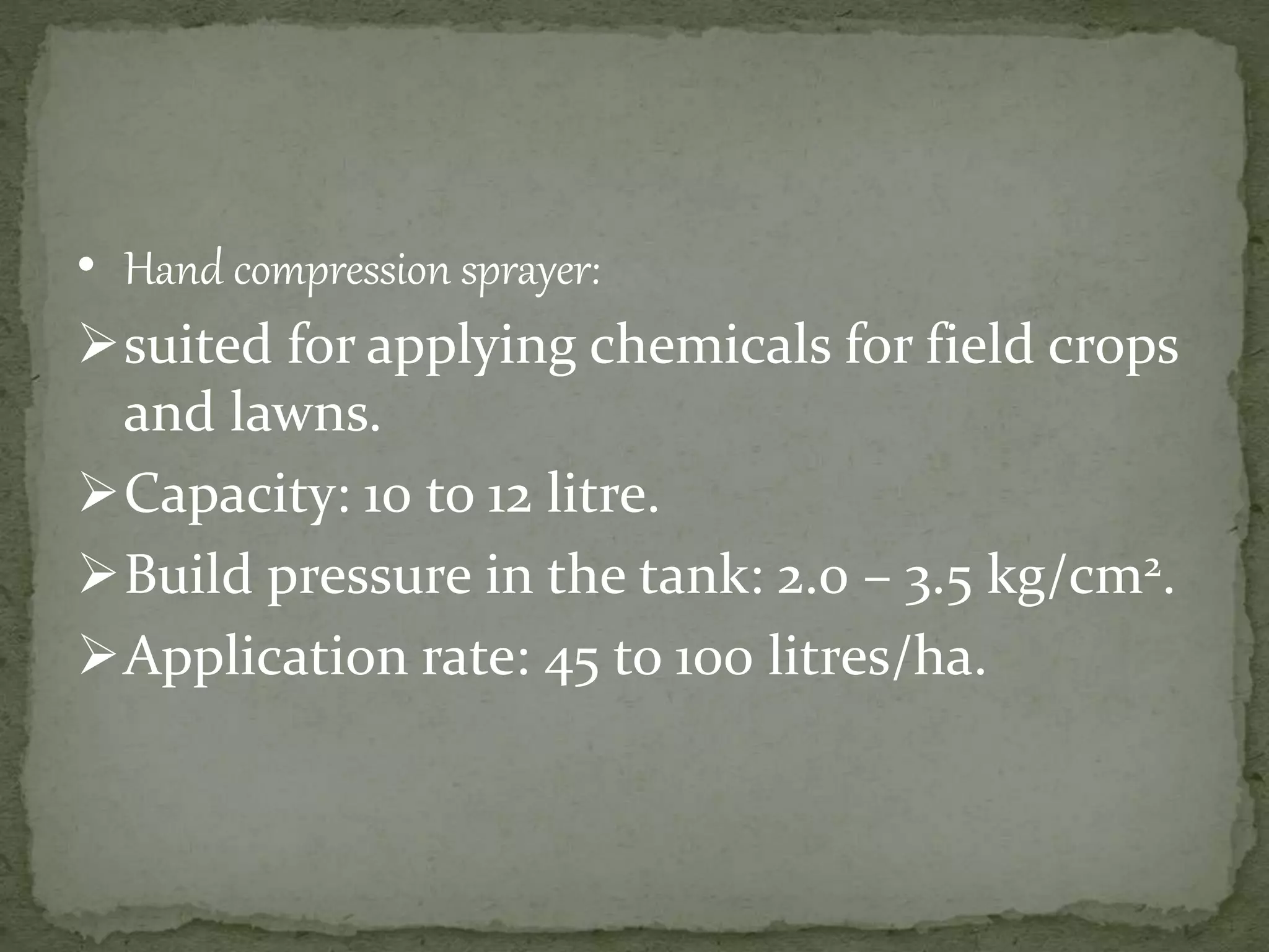 Sprayers | PPTX