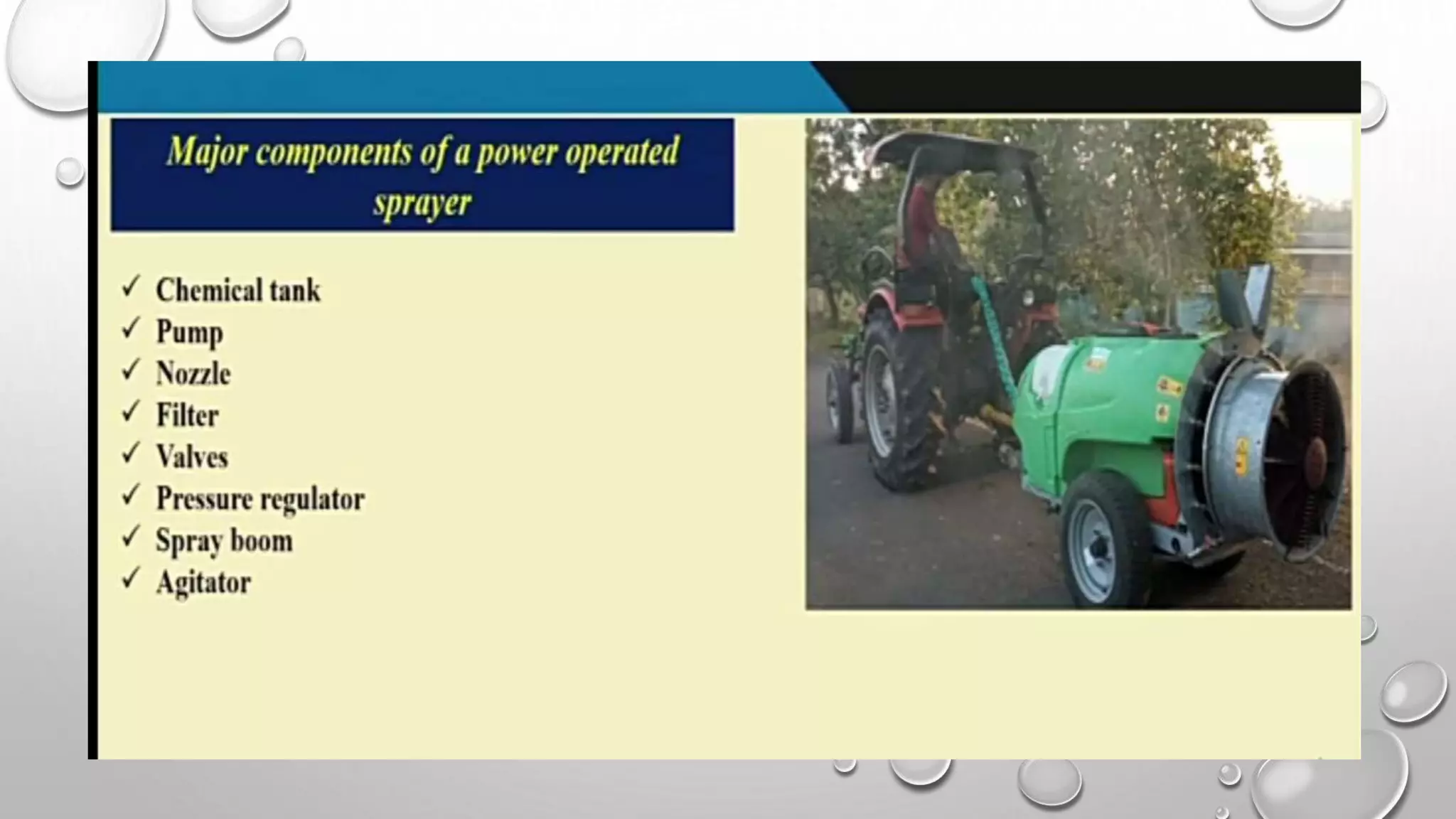 Sprayers in Agriculture | PPTX