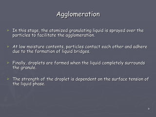 SPRAY GRANULATION | PPT