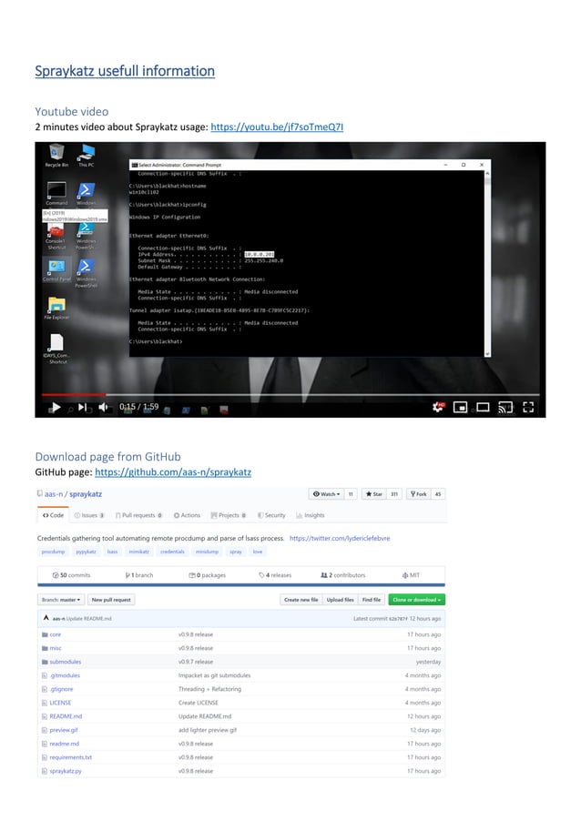 Spraykatz installation & basic usage | PDF