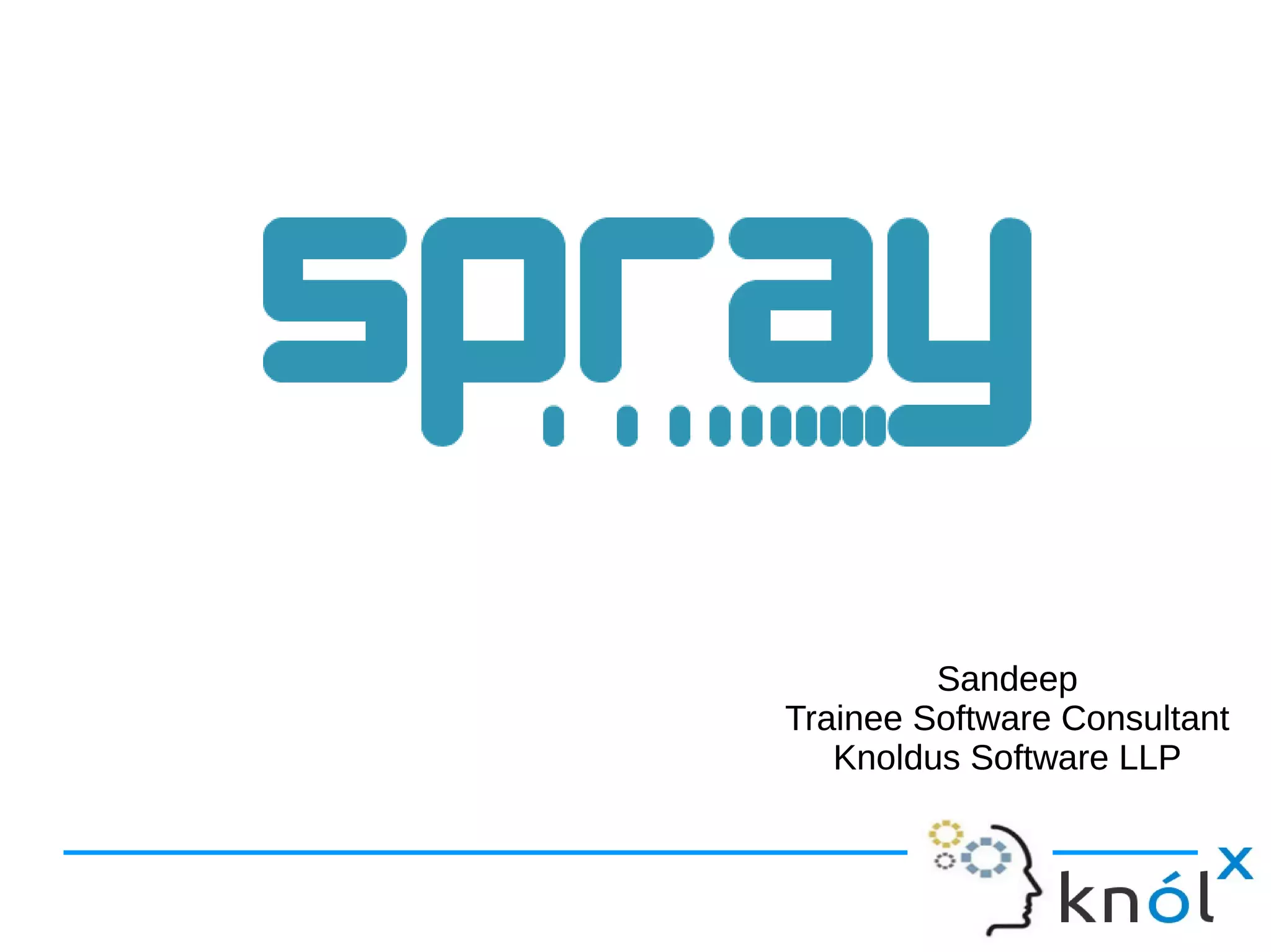 Spray - Build RESTfull services in scala | PPT