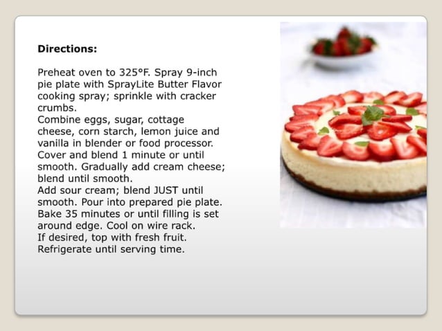 SprayLite Recipe of the Week | PDF